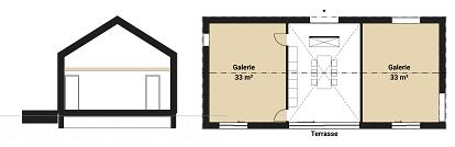 Das moderne Scheunenhaus - neues gesundes bauen