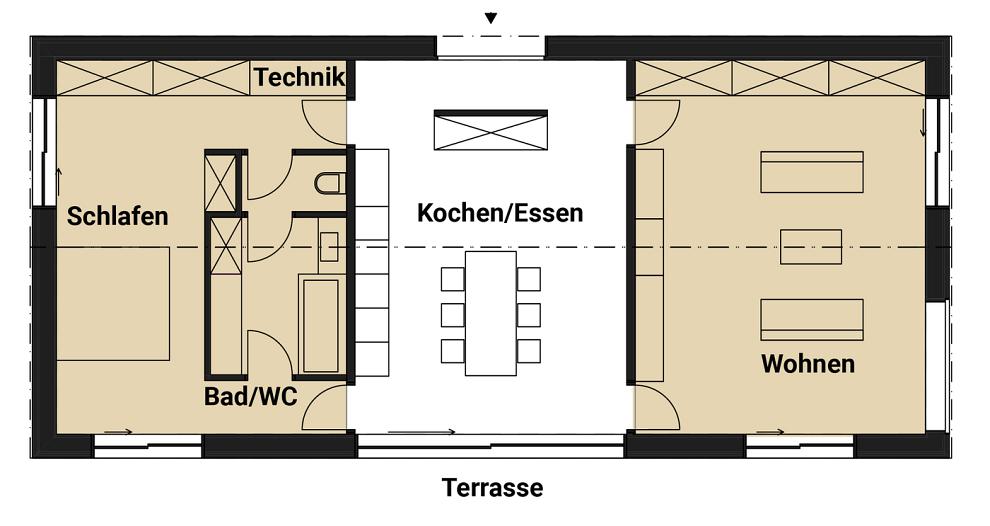 Das moderne Scheunenhaus - neues gesundes bauen